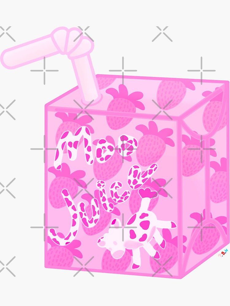 "moo Juice box" Sticker for Sale by MeowMeowsShop | Redbubble