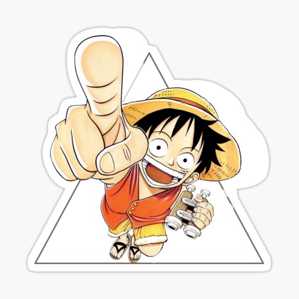 "luffy pirates" Sticker by Mariosketch | Redbubble
