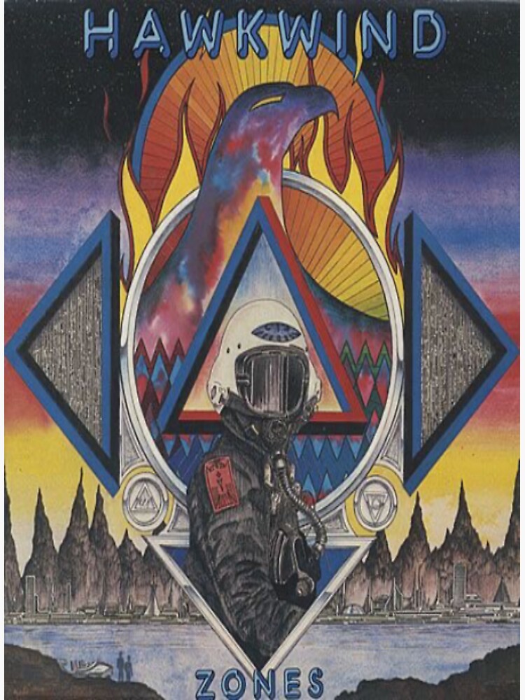 "Hawkwind" Sticker for Sale by chimichvoodoo | Redbubble