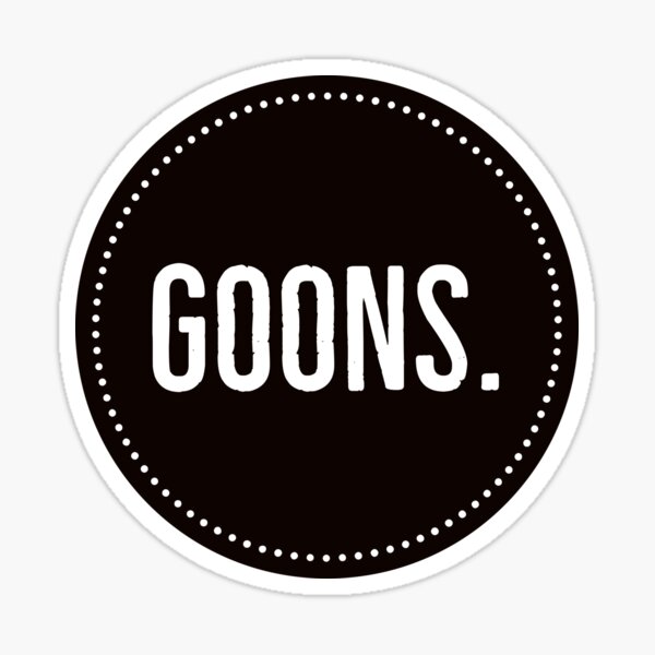 "GOONS. PAN" Sticker by goonsquadLTD | Redbubble