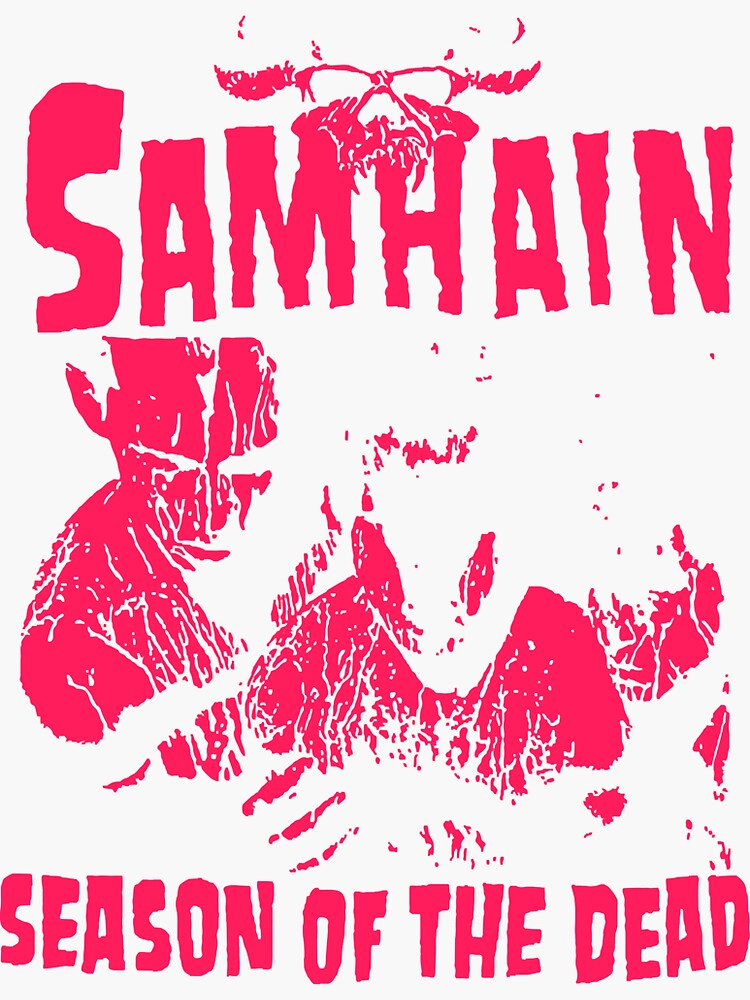 "SAMHAIN" Sticker by Purpleoly | Redbubble