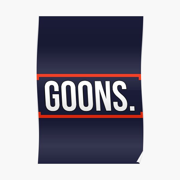 "GOONS. BAR" Poster for Sale by goonsquadLTD | Redbubble