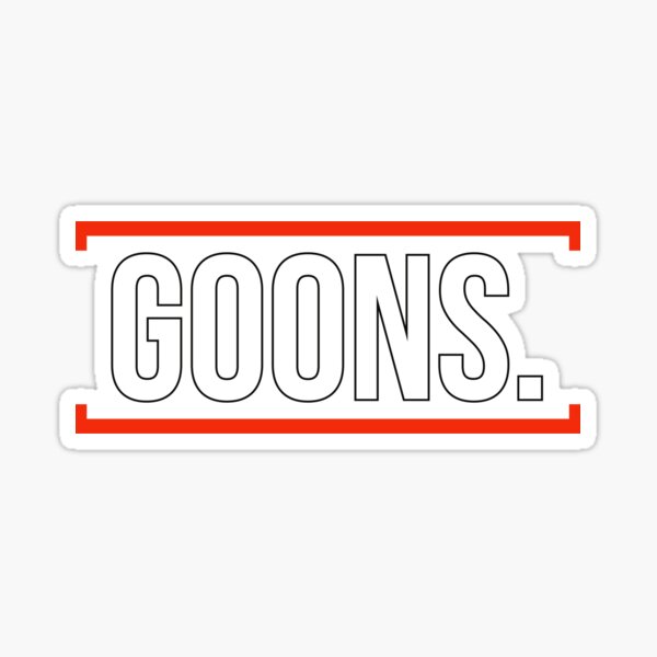 "GOONS. BAR" Sticker by goonsquadLTD | Redbubble