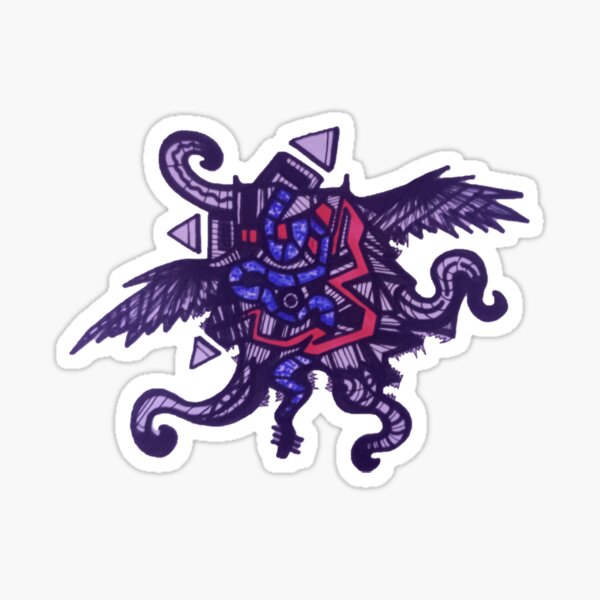 "Teething Calamity" Sticker by SWANG0 | Redbubble