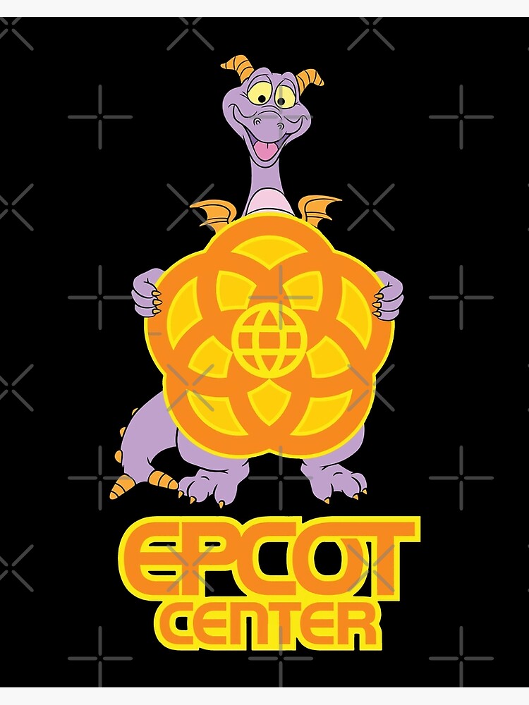 "Epcot Center Symbol Figment" Poster for Sale by Diane2unique | Redbubble