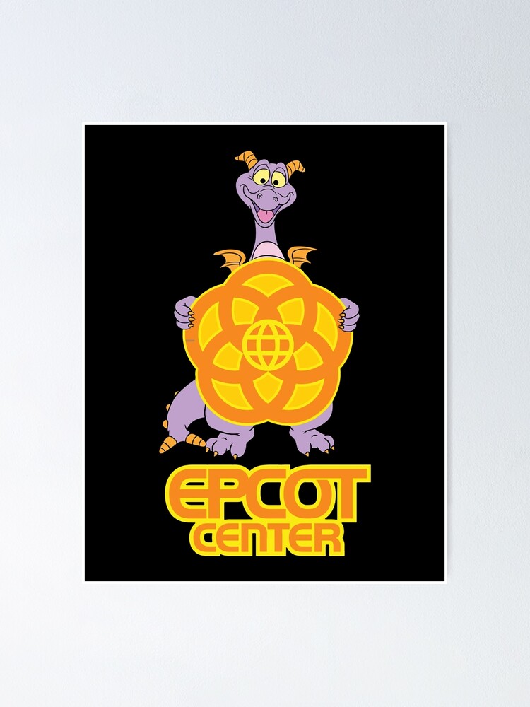 "Epcot Center Symbol Figment" Poster for Sale by Diane2unique | Redbubble