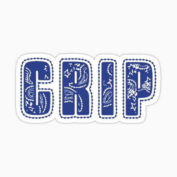 "Crip" Sticker for Sale by FernaldinhoLuke | Redbubble