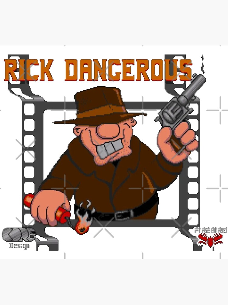 "Rick Dangerous" Poster for Sale by Anteverse | Redbubble