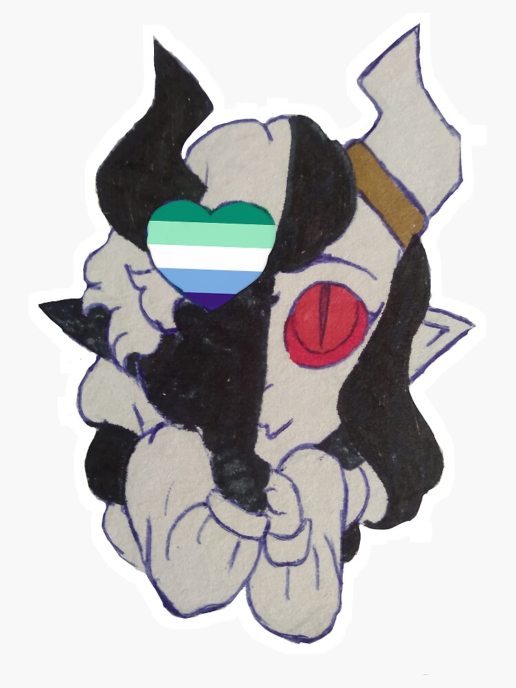 "Ranboo + MLM flag" Sticker for Sale by Chrispinktulip | Redbubble