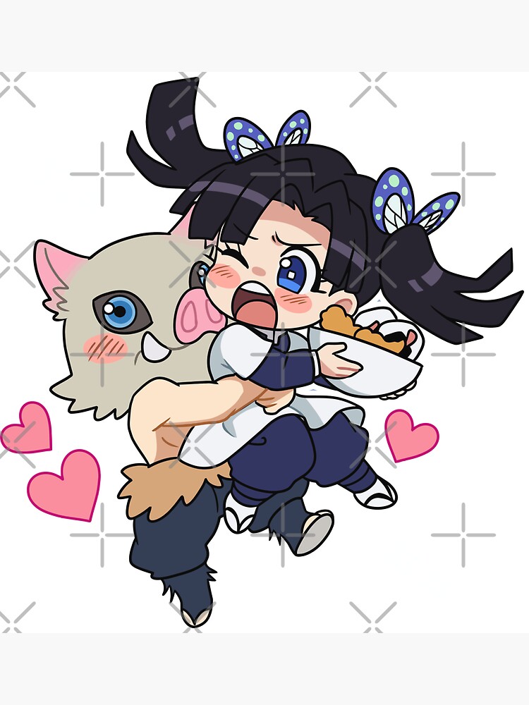 "Kimetsu No Yaiba Love Couple Inosuke Hashibira X Aoi Kanzaki - Demon ...