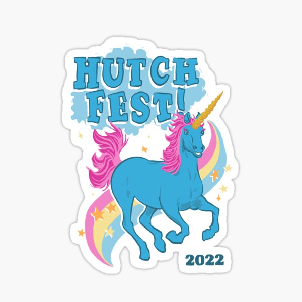 "Hutch fest 2022" Sticker for Sale by AlfonzoKohler | Redbubble