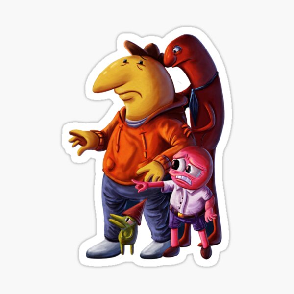 "Smiling Friends " Sticker for Sale by LoganLord | Redbubble