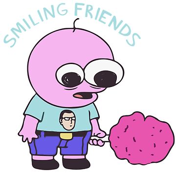 "Smiling Friends - smiling friends cat - smiling friends gleb " Sticker ...