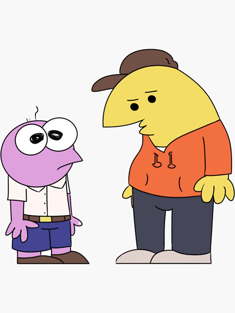 "Smiling Friends Charlie _amp_ Pim " Sticker by LoganLord | Redbubble