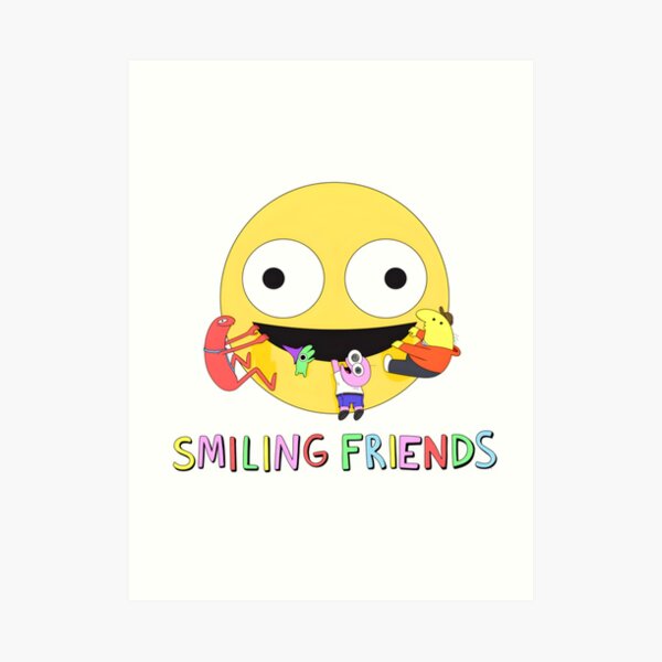 "Smiling Friends Logo " Art Print for Sale by LoganLord | Redbubble
