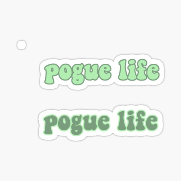 "pogue life green stickers set of " Sticker for Sale by HaTranRDse ...