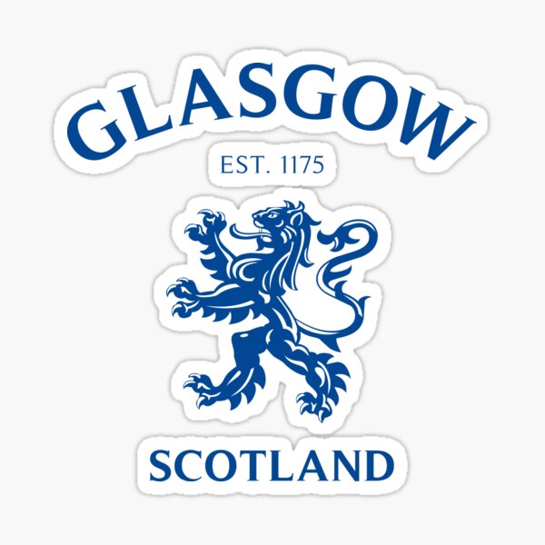 "GLASGOW Scotland Coat of Arms" Sticker for Sale by eyesblau | Redbubble