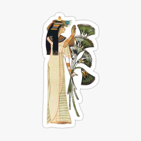 "Egyptian Queen Cleopatra" Sticker by Lust81 | Redbubble