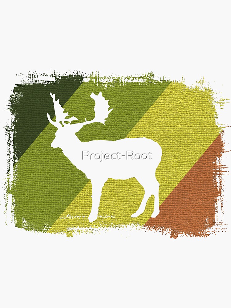 "Oh Deer" Sticker by Project-Root | Redbubble