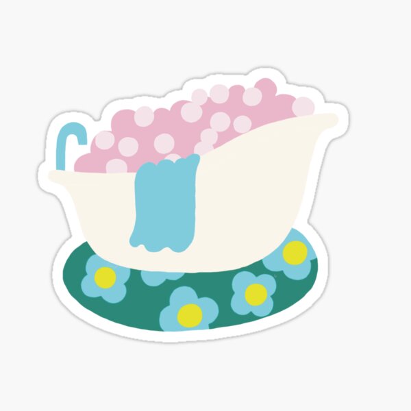 "TAKE A BATH" Sticker by jenodesigns | Redbubble