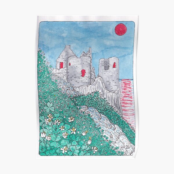 "The Castle" Poster for Sale by leopardonatree | Redbubble