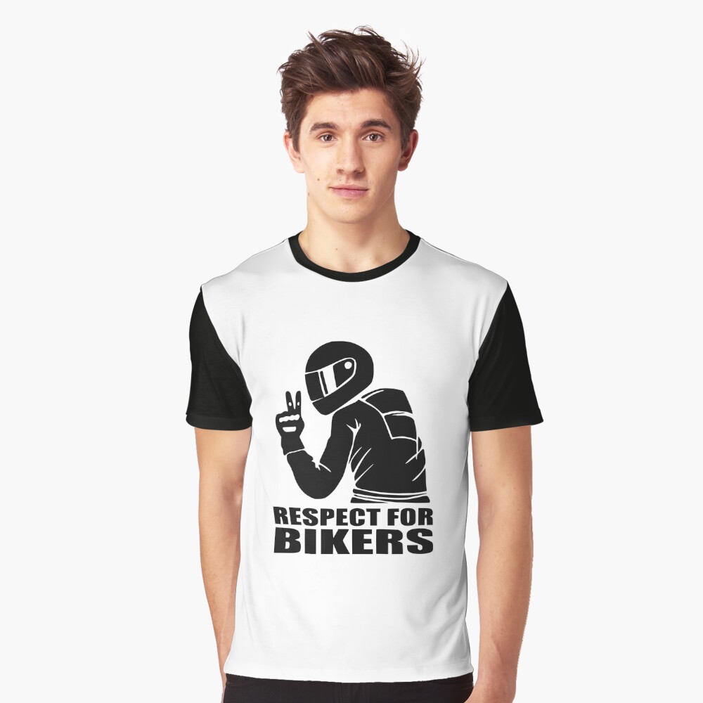 "Respect For Bikers" Sticker for Sale by TuningBodyShop | Redbubble