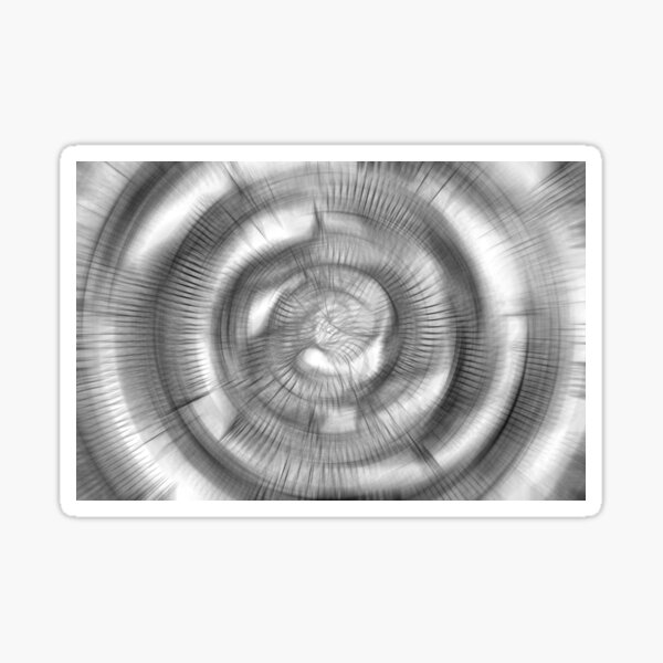 "Sound - 22 (dynamic gray spiral)" Sticker for Sale by Nataliya-Pryk ...