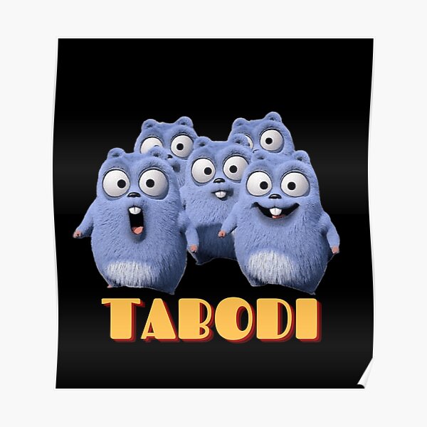 "Happy cute Lemmings Tabodi" Poster for Sale by sadek28 | Redbubble