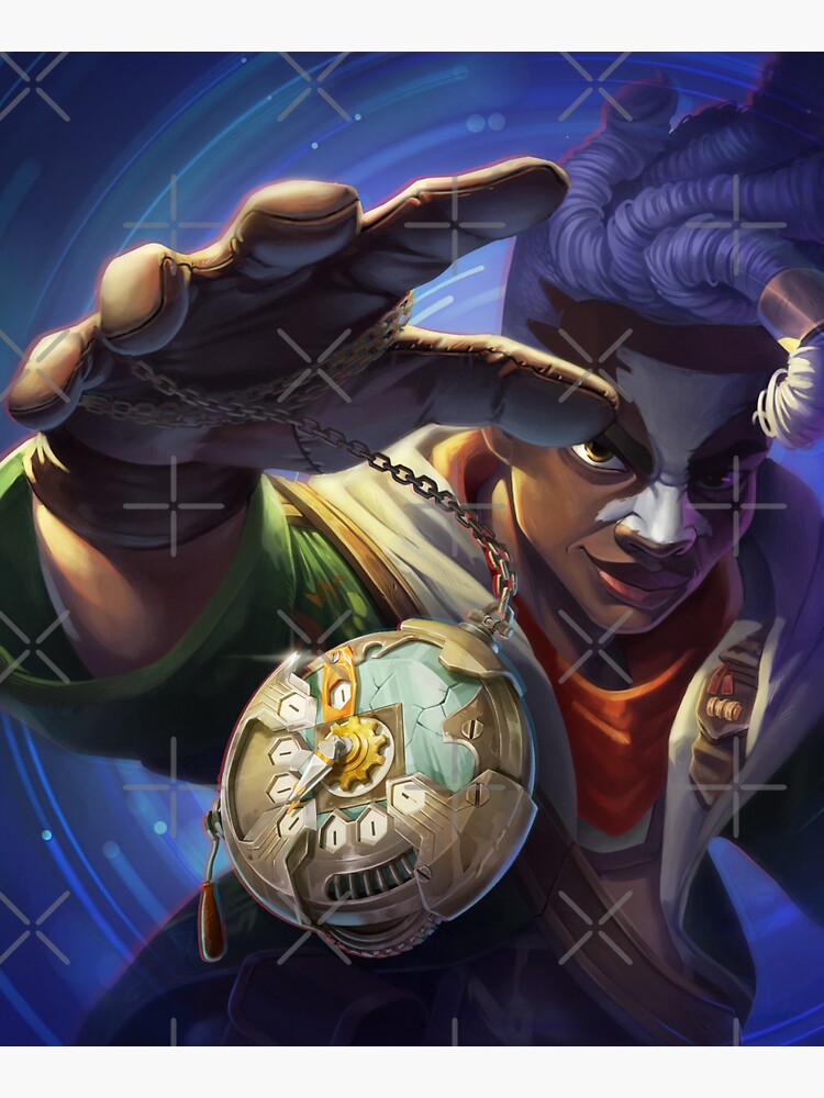 "Arcane Ekko" Sticker by ClothingDC | Redbubble