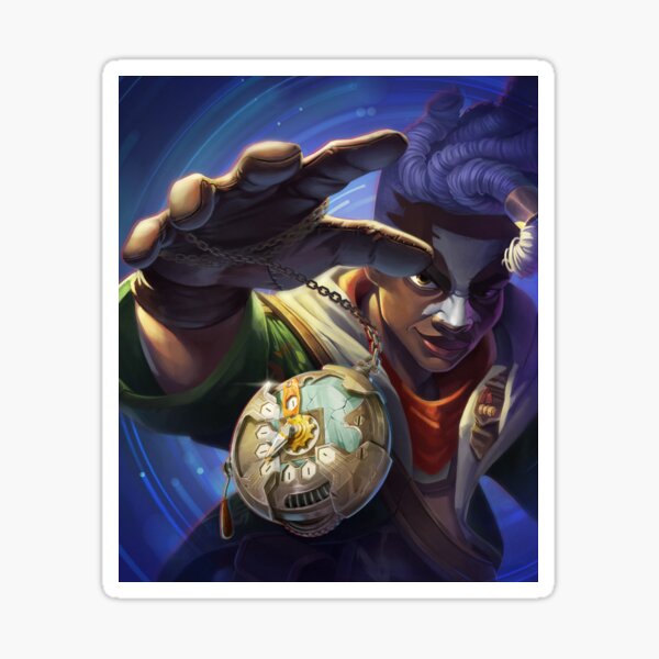 "Arcane Ekko" Sticker by ClothingDC | Redbubble