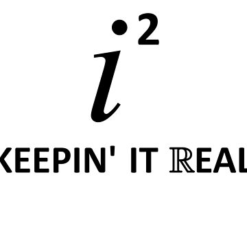 "Keepin' It Real" Sticker for Sale by TheShirtYurt | Redbubble