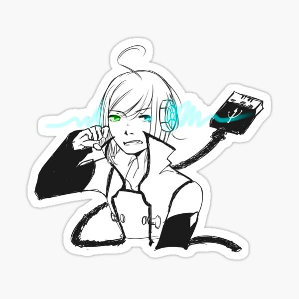 "Utatane Piko" Sticker by Nocte | Redbubble
