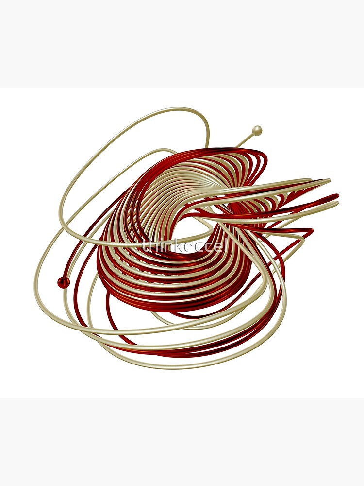 Chaos Theory Butterfly Effect Chaotic Attractor Nose Hoover 4 Premium Matte Vertical Poster