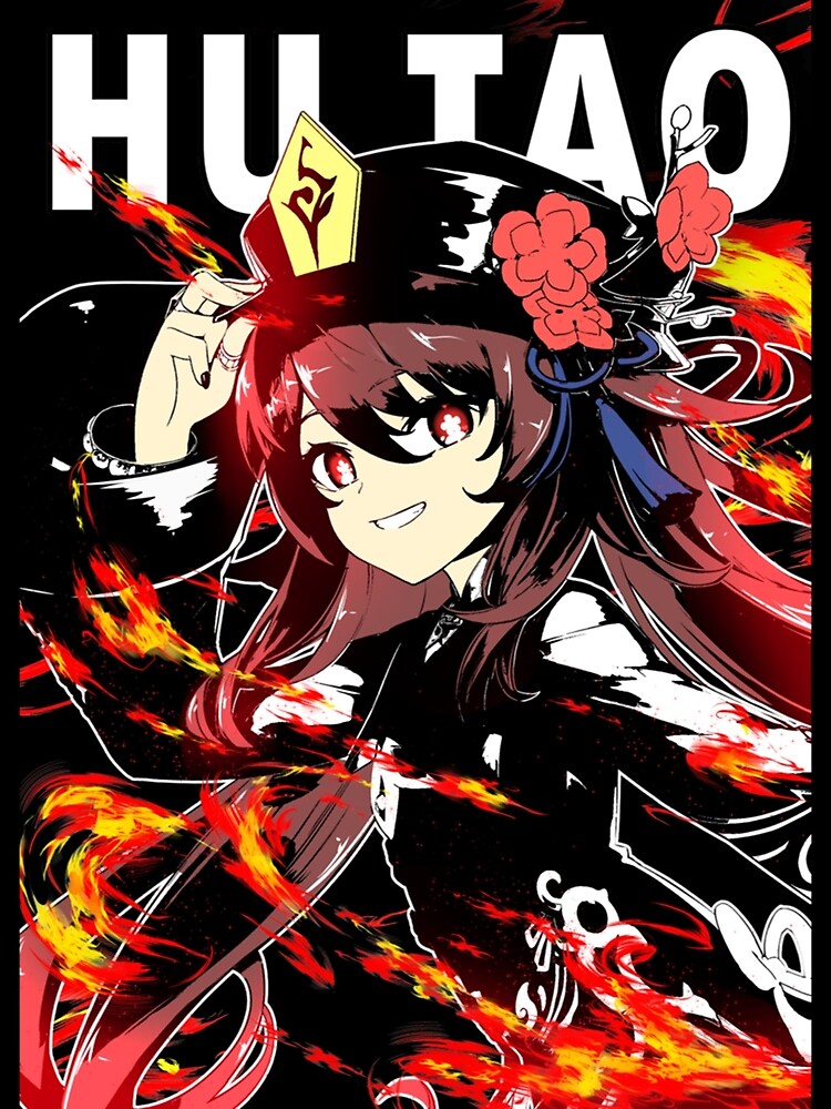 "Hu tao Genshin impact Hutao Genshin" Art Print for Sale by ...