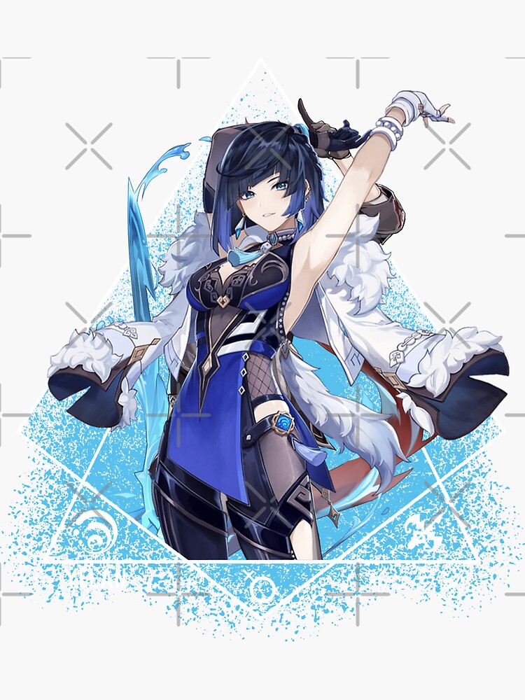 "Genshin Impact - Yelan Mystical Design" Sticker for Sale by ...