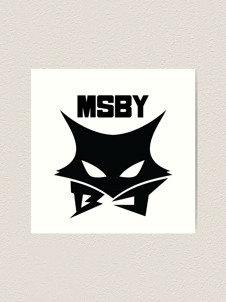 "HAIKYUU MSBY BLACK JACKALS LOGO" Art Print for Sale by EN-YJW | Redbubble