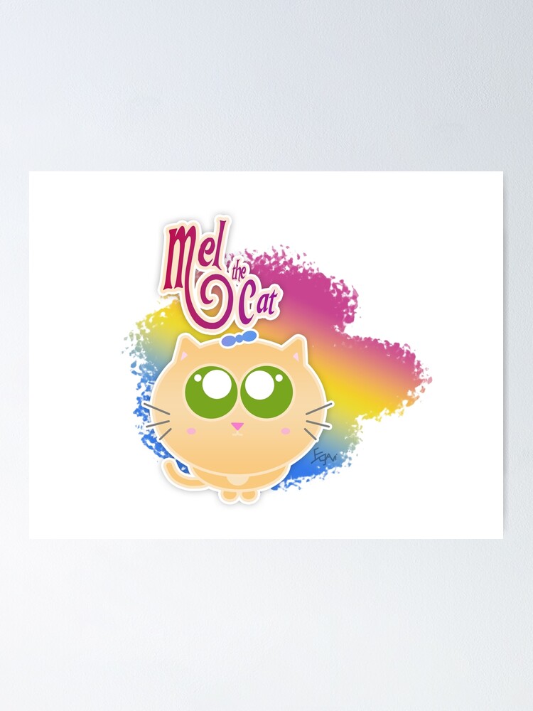 "Mel the Cat Pansexual Pride" Poster for Sale by elisagavi | Redbubble