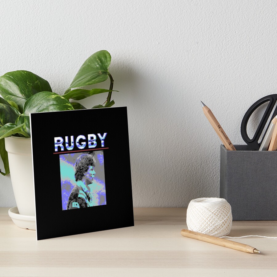 "Rugby Pixel Retro" Art Board Print for Sale by PixelSystem | Redbubble