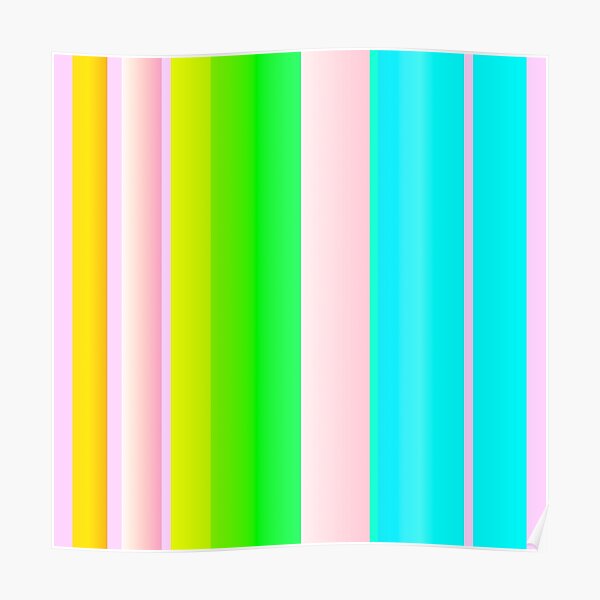 "gradient lines pattern | light color gradient lines" Poster for Sale ...