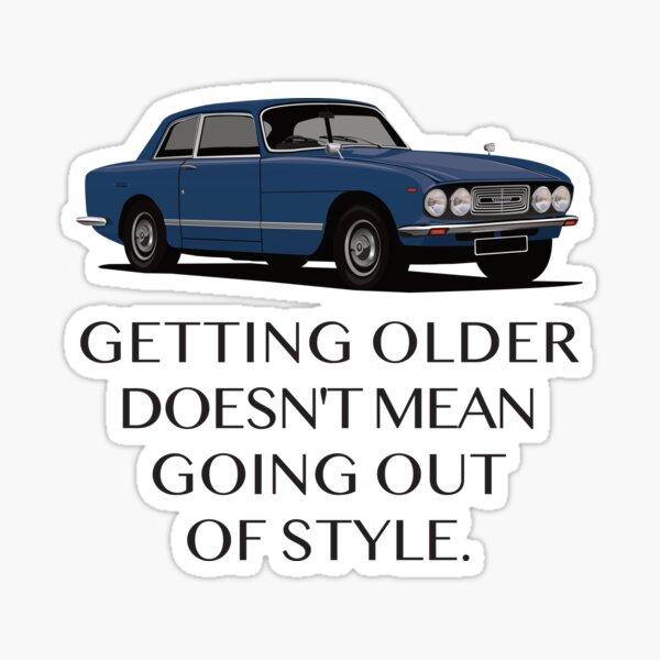 "Getting older doesn't mean going out of style - Bristol 411" Sticker ...