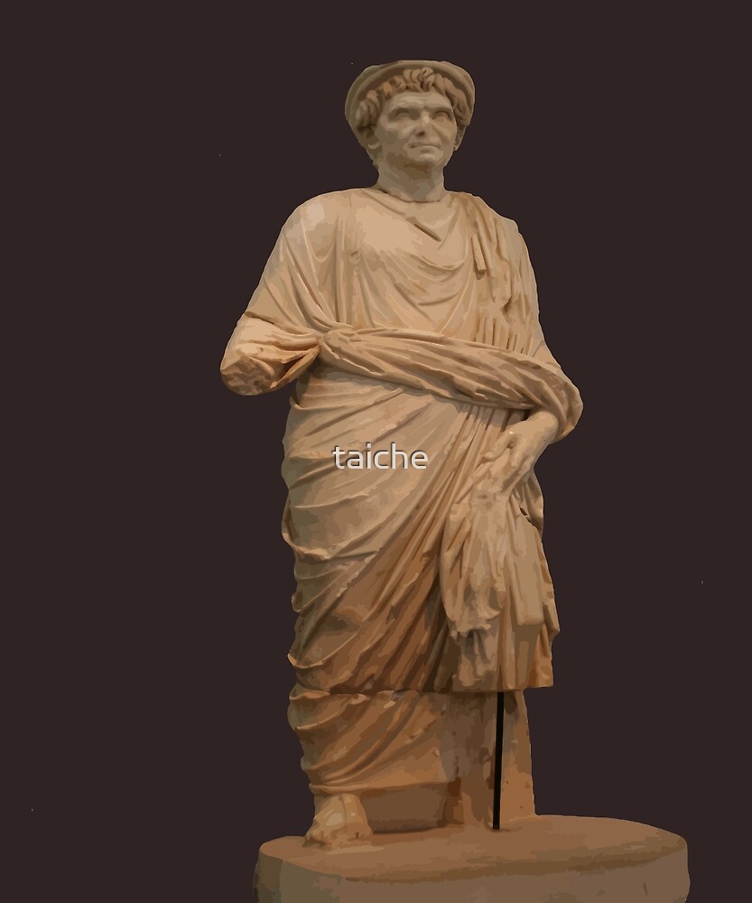 "Statue of A Roman Priest Wearing A Toga " by taiche | Redbubble