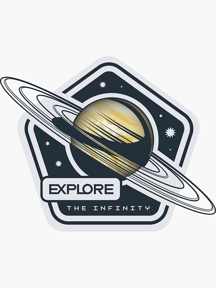 "Inspirational lettering - "Explore the infinity"" Sticker by Neutral-X ...