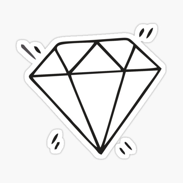 "Cute OutlineTreasure Sticker" Sticker by stickersme08 | Redbubble