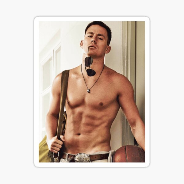 "Channing Tatum " Sticker for Sale by kloocknxgrey | Redbubble