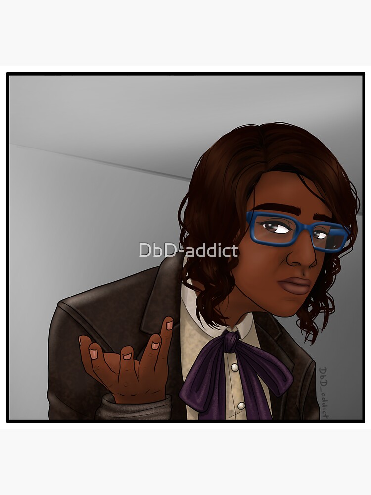 "Confused Claudette Meme" Sticker by DbD-addict | Redbubble