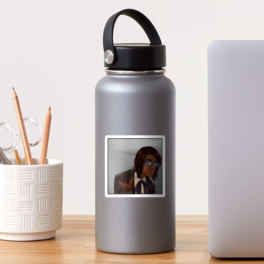 "Confused Claudette Meme" Sticker by DbD-addict | Redbubble