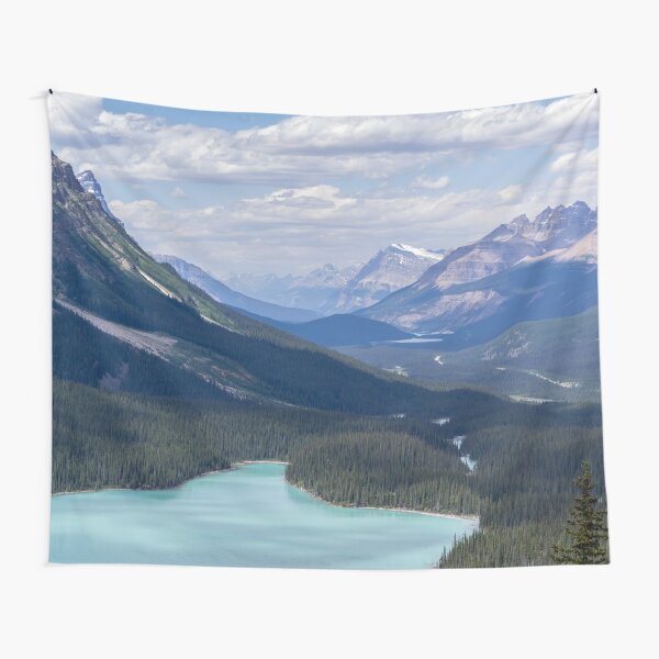 "Relaxing Summer Mountain Vacation Nature Photography" Tapestry for ...