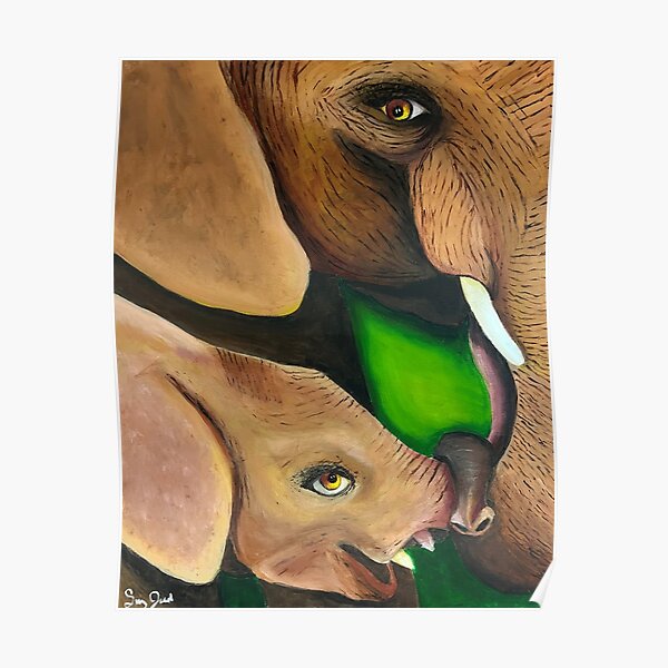 Taking Care Of Baby Mama Baby Elephant Poster For Sale By BCB taking-care-of-baby-mama-baby-elephant-poster-for-sale-by-bcb
