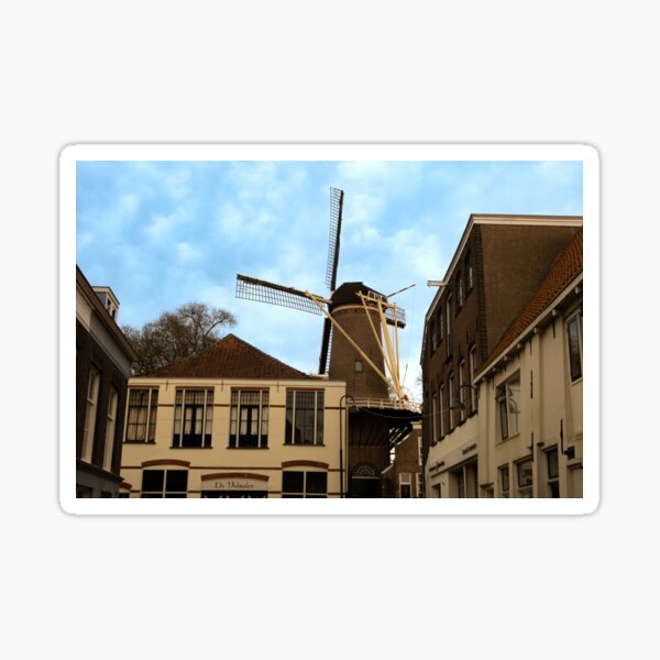 "Dutch wind mill." Sticker for Sale by jjartanddrawing | Redbubble