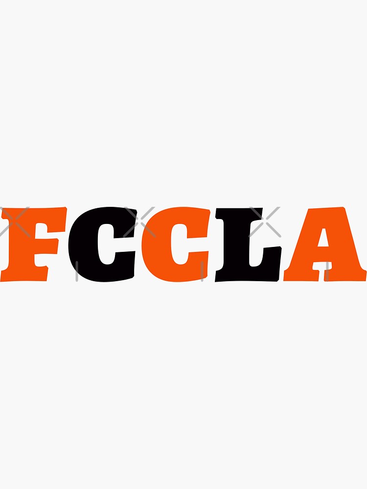 "fccla" Sticker by designeyy | Redbubble